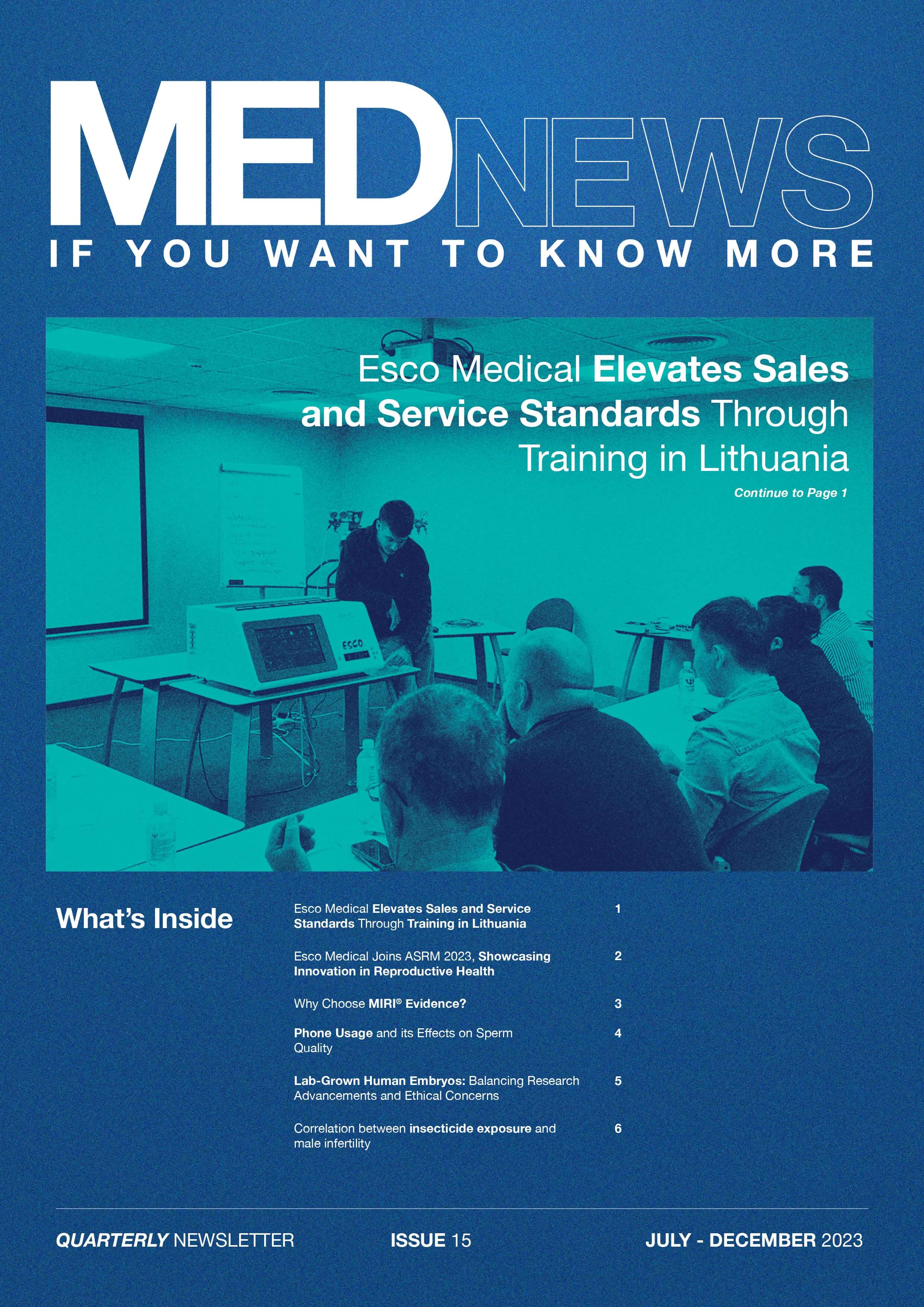 Esco Medical Newsletter (July- September 2023) Esco Medical Newsletter (July- September 2023)